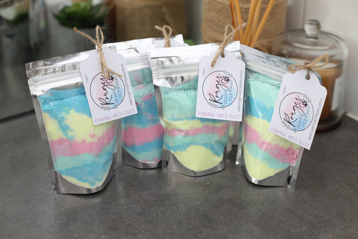 FOAMING BATH DUST – Rouger Soap Company